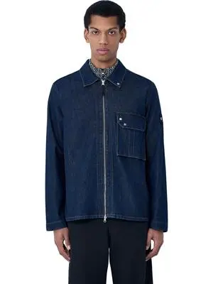 STONE ISLAND STONE ISLAND Denim Jacket With Zip Fastening