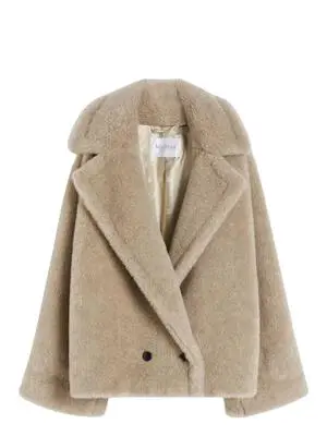 Max Mara MAX MARA Alpaca And Cashmere Teddy Coat Multicolor
