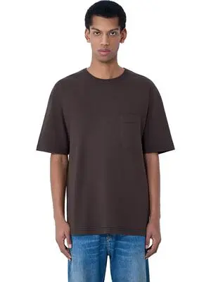 LEMAIRE Boxy Ss T-shirt - Brown