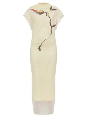 Sportmax Viale Printed Long Dress - Multicolor