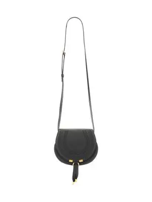 Chloé CHLOE Marcie Small Saddle Bag Black