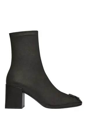 COURREGES Reedition Ankle Boots With Block Heel - Black
