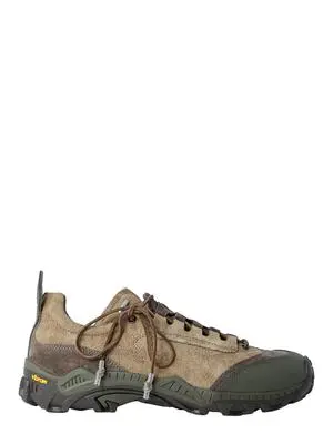 Our Legacy OUR LEGACY Gabe Suede And Mesh Hiking Sneakers Cream