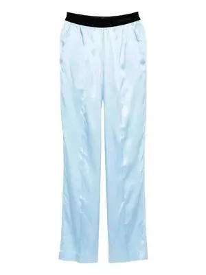 TOM FORD Satin Trousers - Blue