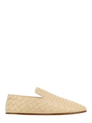 Bottega Veneta Bottega Veneta Nappa Leather Loafers Cream