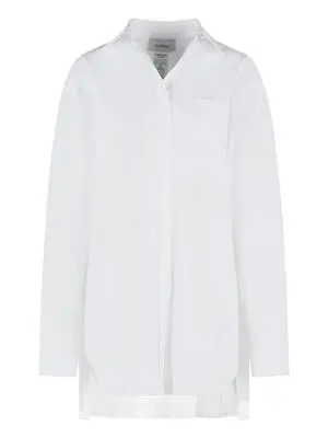 Sportmax SPORTMAX Cotton Blend Shirt Dress White