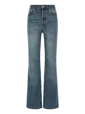 A.p.c. Romy High Waisted Flare Jeans - Blue
