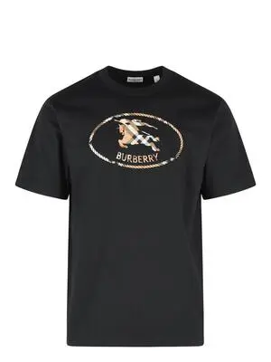 Burberry Seth' Cotton T-shirt - Black