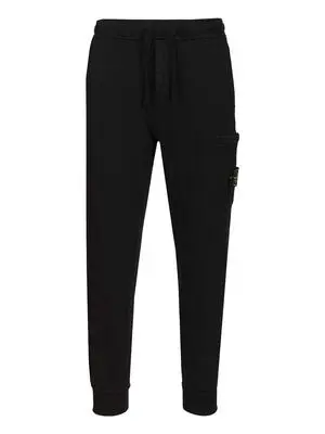 Stone Island Fleece Jogger Pants - Black