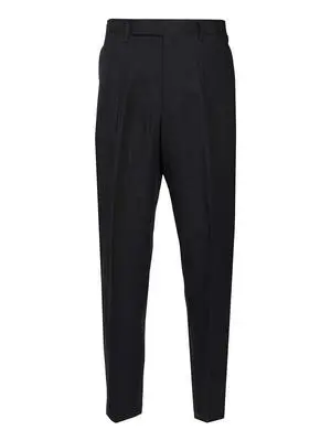 Paul Smith Linen Pleated Trousers - Blue