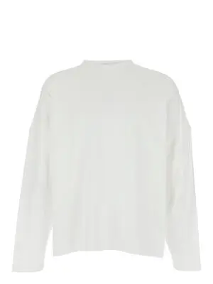 Jacquemus Jacquemus Men 'Le T-Shirt Atelier' White Crewneck Long-Sleeve T-Shirt In Cotton Man Multicolor