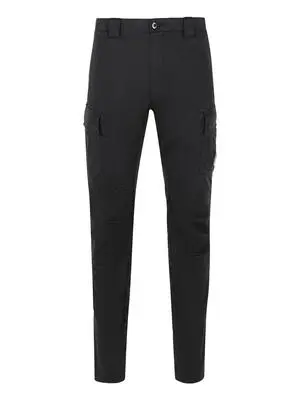 C.P. COMPANY Cotton Cargo Trousers - Black