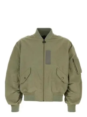 Givenchy Olive Green Nylon Bomber Jacket - Multicolor