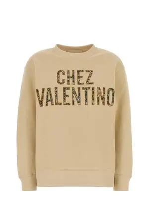 Valentino Garavani Crewneck Sweatshirt - Brown
