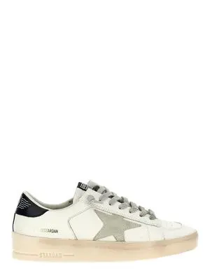 GOLDEN GOOSE Stardan Leather Sneakers - Blue