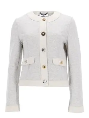 Moschino Cardigan With Buttons - Gray