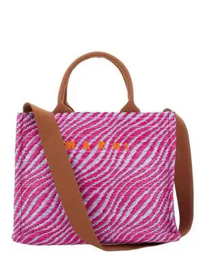 Marni Small Basket Tote Bag - Multicolor