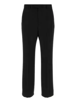 Valentino Garavani Wool Trousers - Black