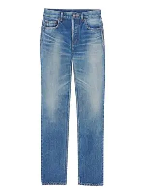 Saint Laurent Straight-leg Jeans - Blue