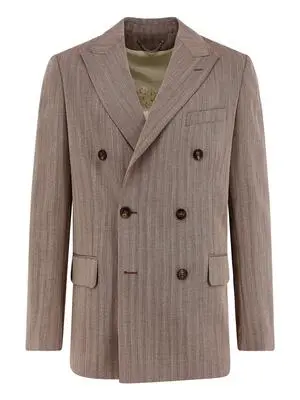 GOLDEN GOOSE Dave Double-breasted Blazer - Multicolor