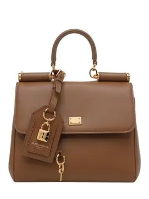 Dolce & Gabbana Small My Sicily Handbag - Brown