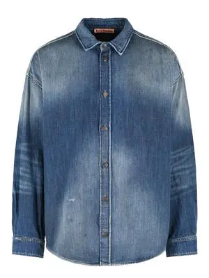 Acne Studios Cotton Shirt - Blue