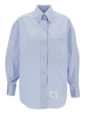 Thom Browne Supersized Long Sleeve Shirt - Multicolor