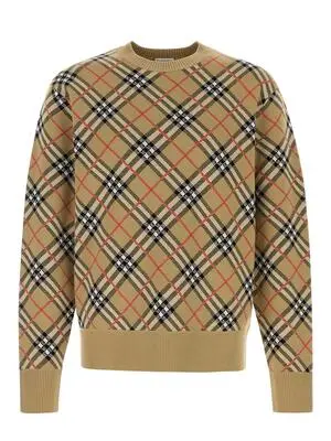 Burberry Checked Sweater - Multicolor