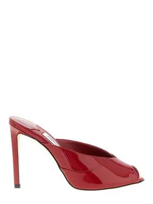 JIMMY CHOO Brigitte Sabots - Red