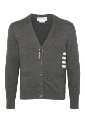Thom Browne 4-bar Cotton Cardigan - Multicolor