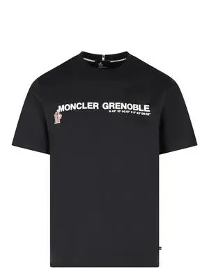 Moncler Stretch Cotton T-shirt - Black