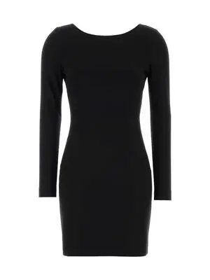 Dolce & Gabbana Stretch Viscose Blend Mini Dress - Black
