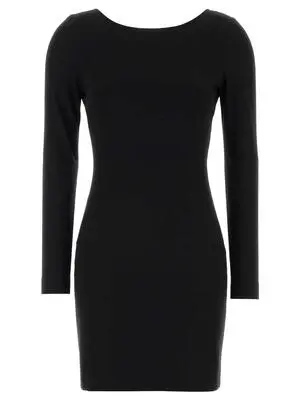 Dolce & Gabbana Stretch Viscose Blend Mini Dress - Black