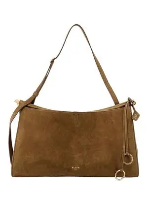 Alaïa Le Click Pocket 35 Nabuck Shoulder Bag - Multicolor