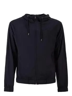 Herno Stretch Techno-nylon Hooded Bomber Jacket - Multicolor