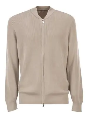 BRUNELLO CUCINELLI BRUNELLO CUCINELLI Cotton Zip-Up Cardigan