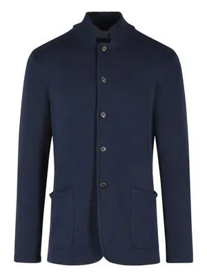 Eleventy Cotton Cardigan - Blue