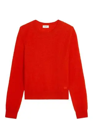 Celine Wool Sweater With Triomphe Detail - Multicolor