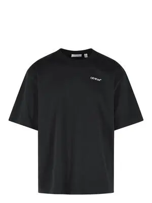 Off-White Half Arrow' Cotton T-shirt - Black