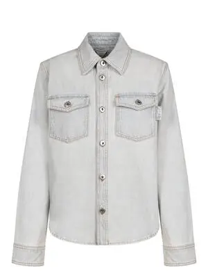 Bottega Veneta Extra Bleached Denim Shirt - Blue