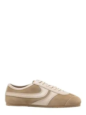 Dries Van Noten Suede And Leather Trimmed Sneakers - Multicolor
