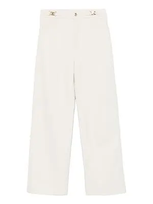 Celine Triomphe Cotton Trousers - Multicolor
