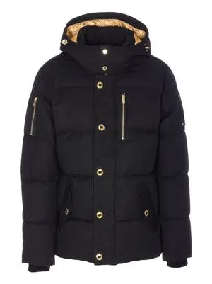 Moose Knuckles Gold Quilted Down Jacket - Black