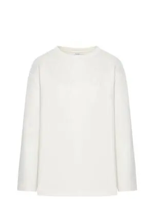 Max Mara Max Mara Crewneck Cotton Sweatshirt Multicolor