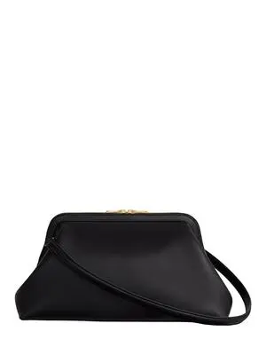 Celine Doctor Leather Shoulder Bag - Black
