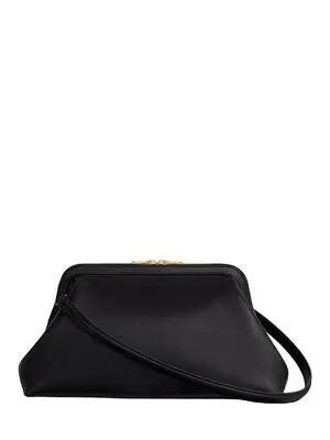 Celine Doctor Leather Shoulder Bag - Black