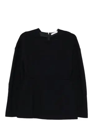 Max Mara Max Mara Wool And Cotton Crew Neck Sweater Multicolor