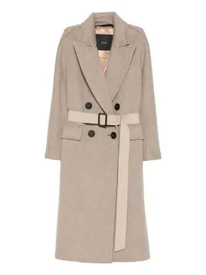 Max Mara Cashmere Coat - Multicolor