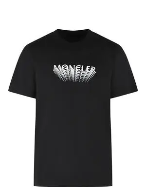 Moncler Cotton T-shirt - Black