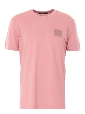 Dolce & Gabbana Dg Patch T-shirt - Pink